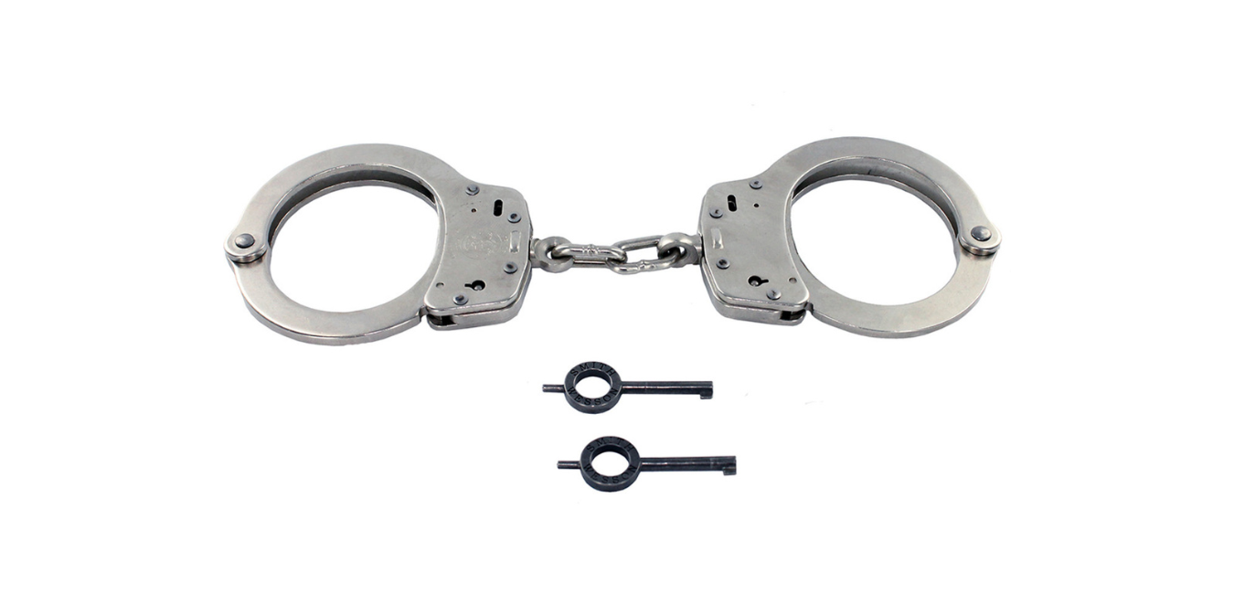 Smith & Wesson Model 100-1 Nickel Finish Handcuffs | SWS Group